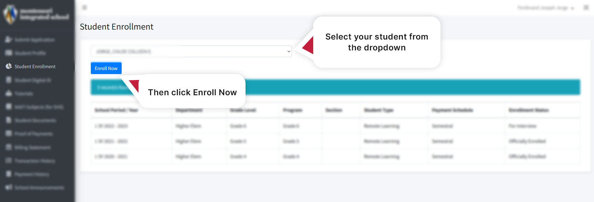 Online Enrollment - Duplicate - [#2290] - Montessori Integrated School